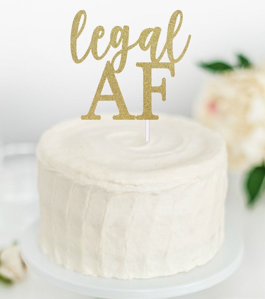Legal AF Cake Topper Birthday Cake Topper - Etsy