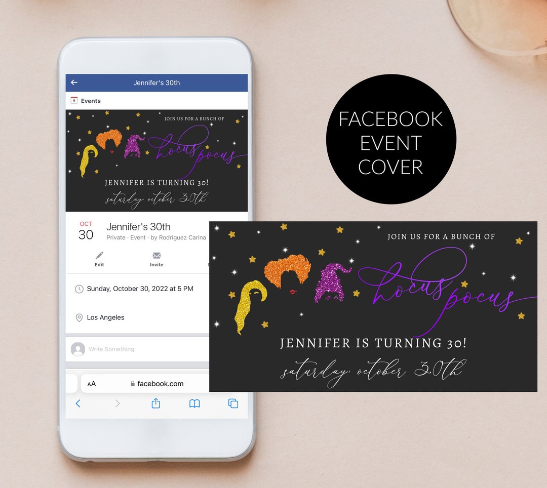 Hocus Pocus Facebook Event Cover, Hocus Pocus Theme, Facebook Invite ...