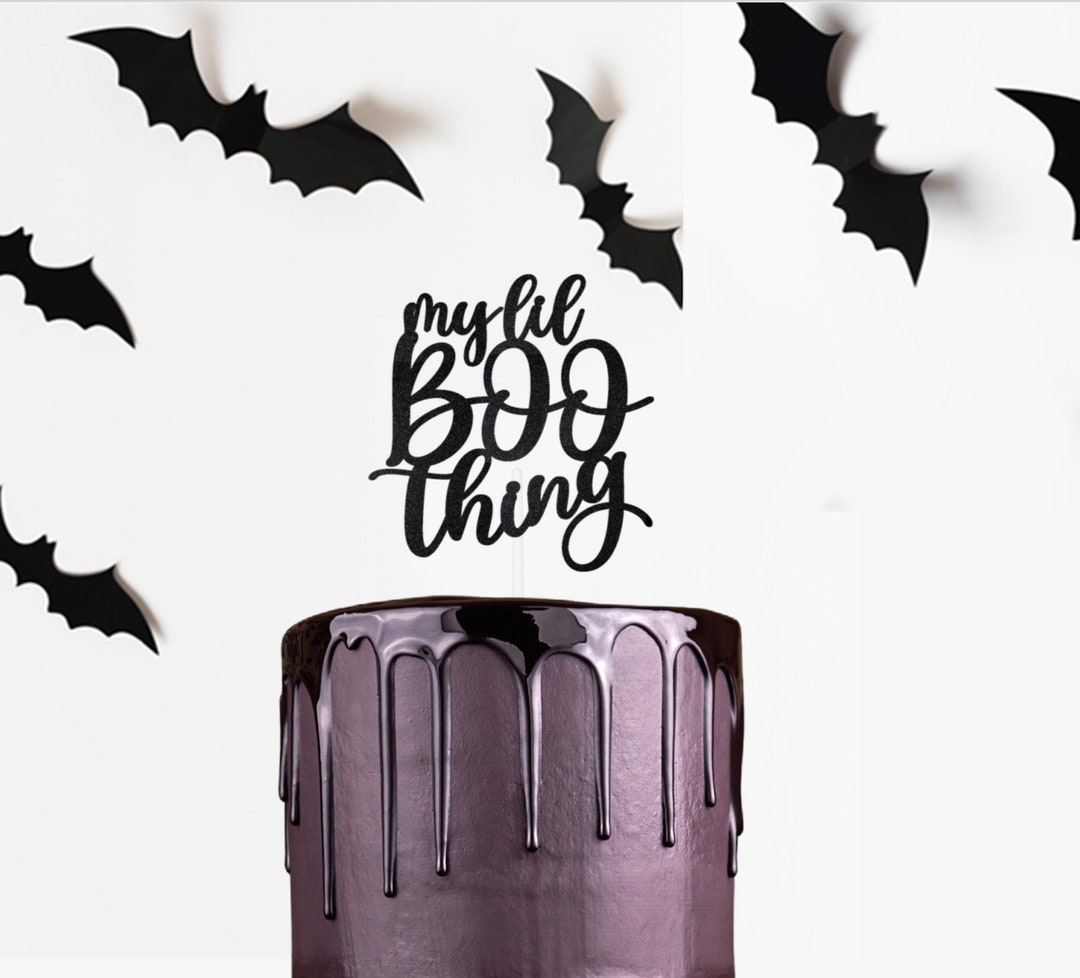 My Lil Boo Thinglittle Boo Cake Topper, Little Boo Ghost Cake Topper ...