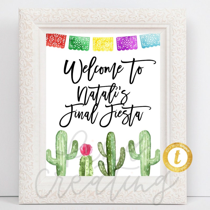 Fiesta Sign - Etsy