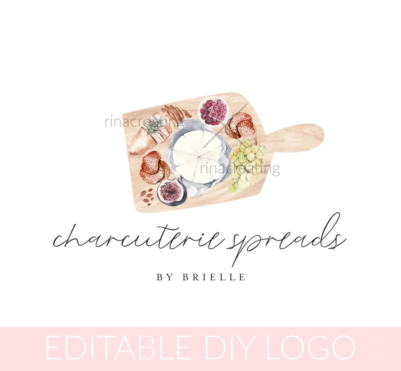Charcuterie Business Logo, Cheese Board Logo, Charcuterie Logo, Diy ...
