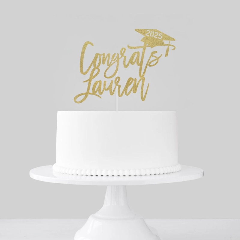 Personalized Graduation Cake Topper - Etsy