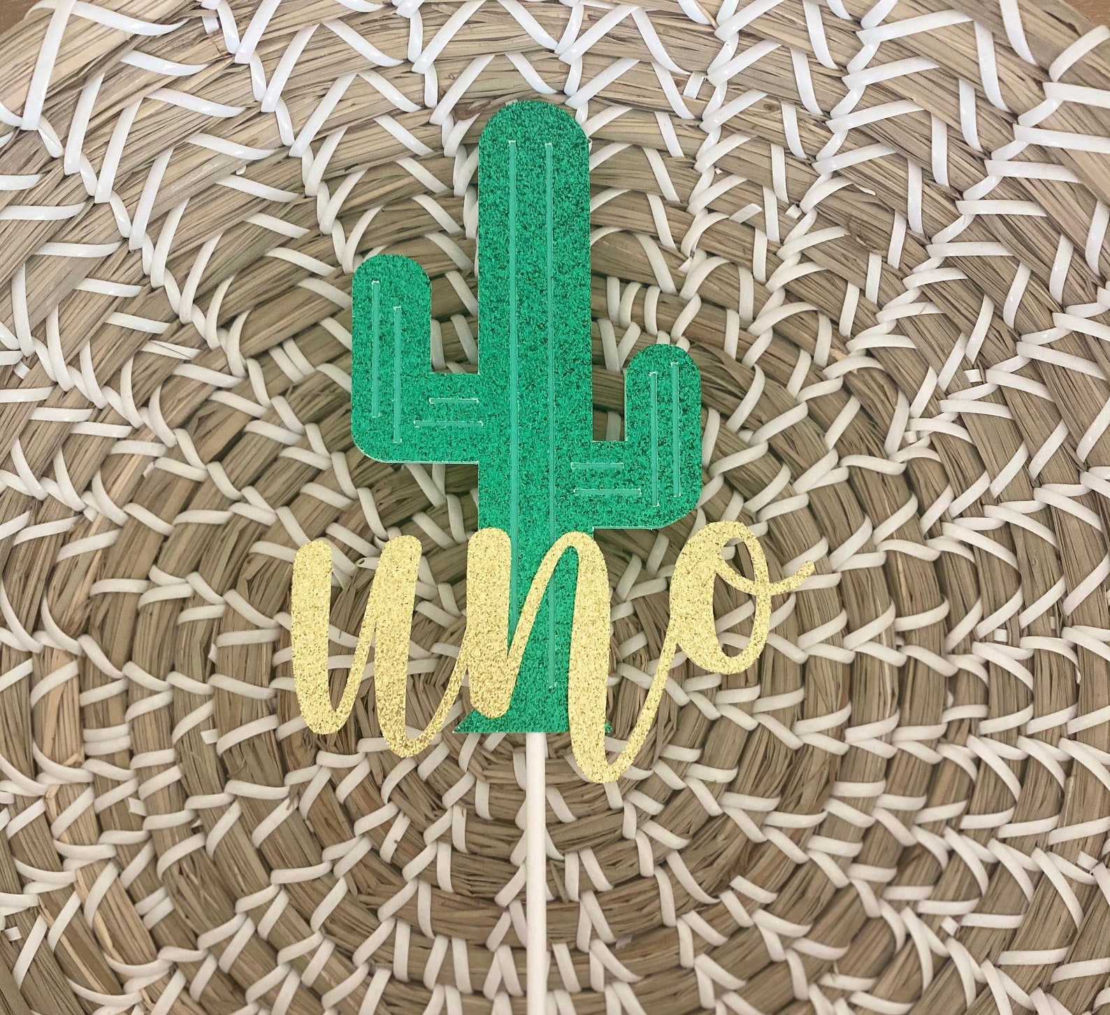 Uno Cake Topper. Fiesta Birthday Cake Topper, Cactus Cake Topper, First ...