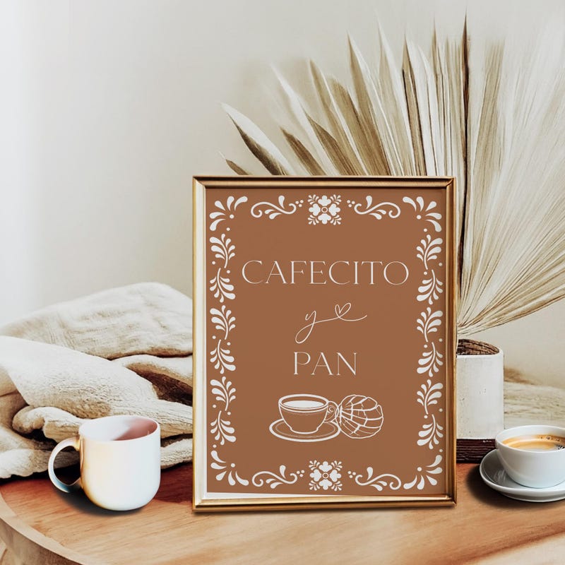 Cafecito Sign - Etsy