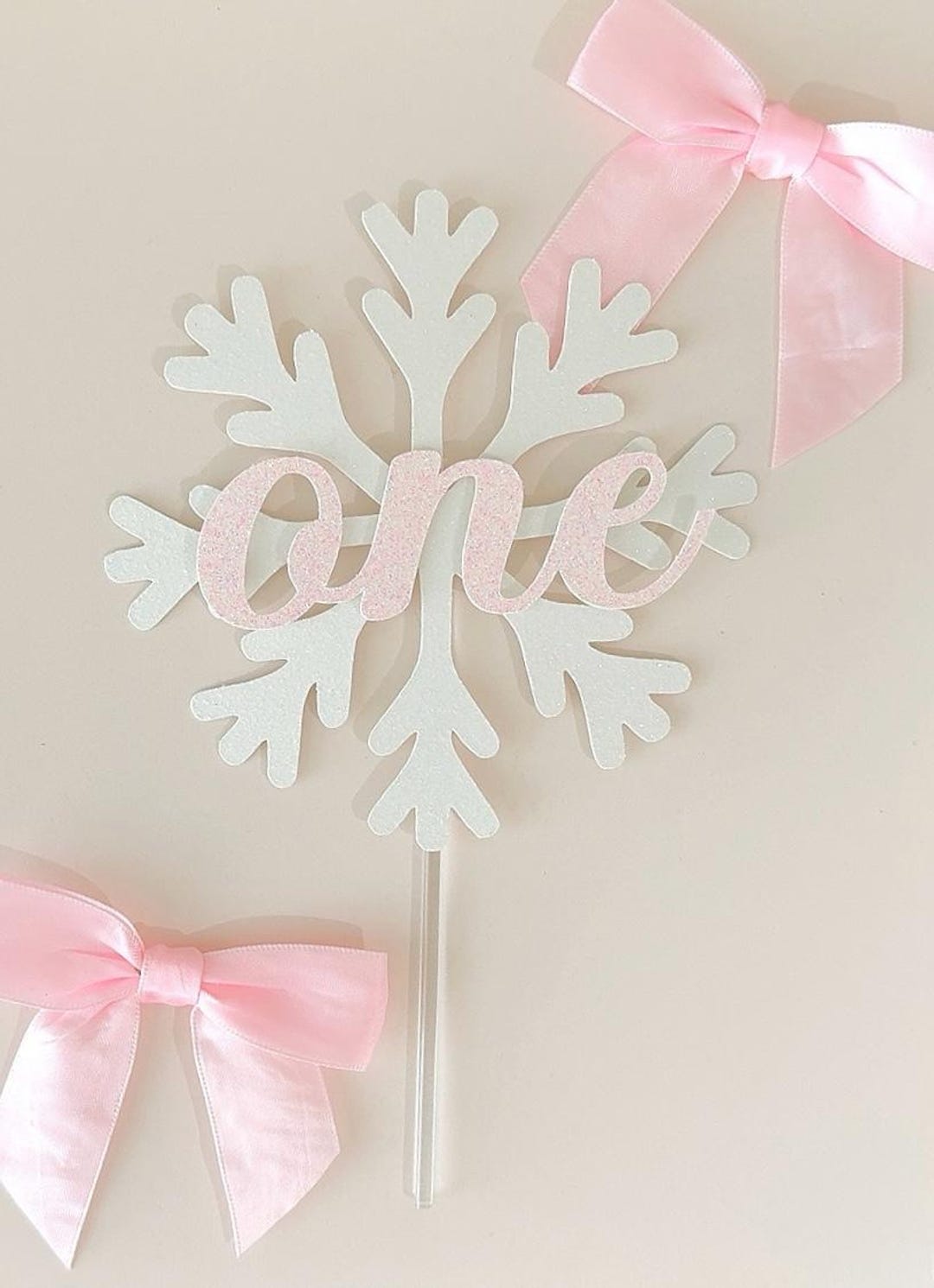 Snowflake Cake Topper, Winter Onederland Topper, Snowflake Age Topper ...