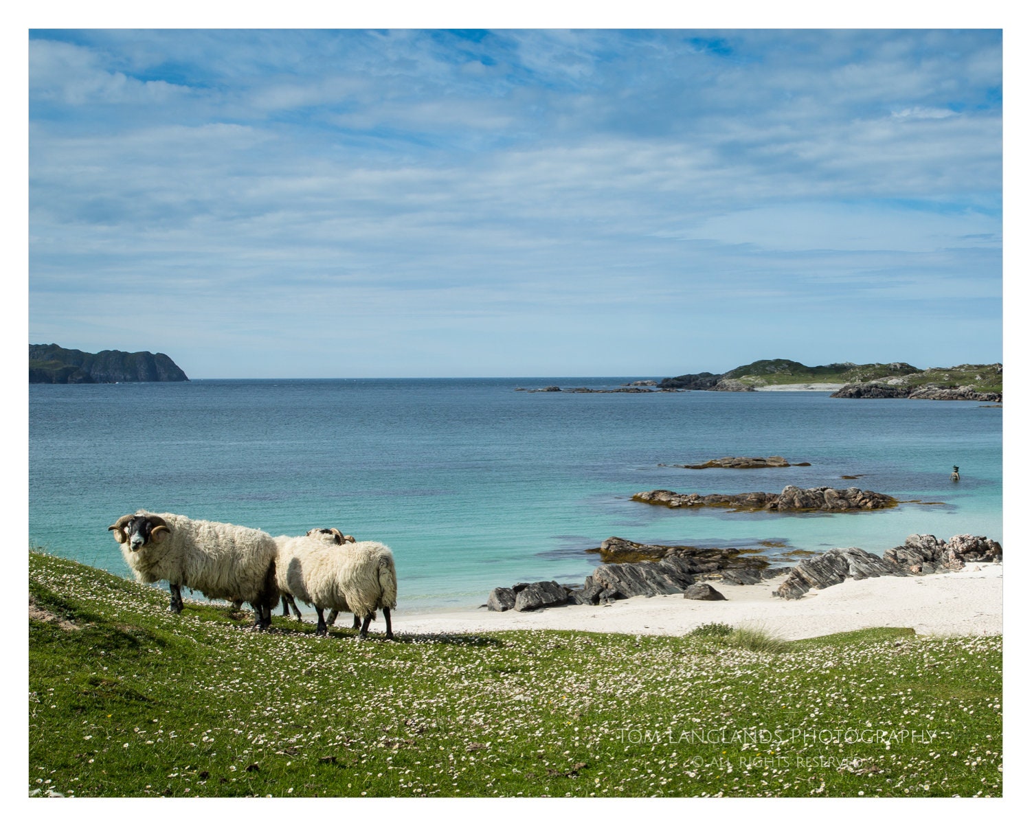Äußere Hebriden, Schottland Set von 4 hochwertigen Fotografien Größe ...