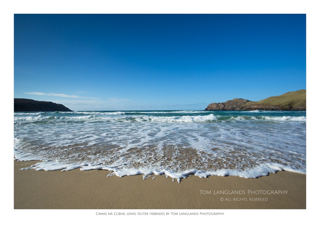Camas Na Clibhe (cliff Beach), Lewis, Outer Hebrides - Fine Art ...