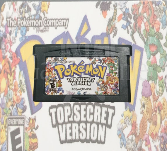 Pokemon Top Secret fan made hack GBA Gameboy Advance | Etsy