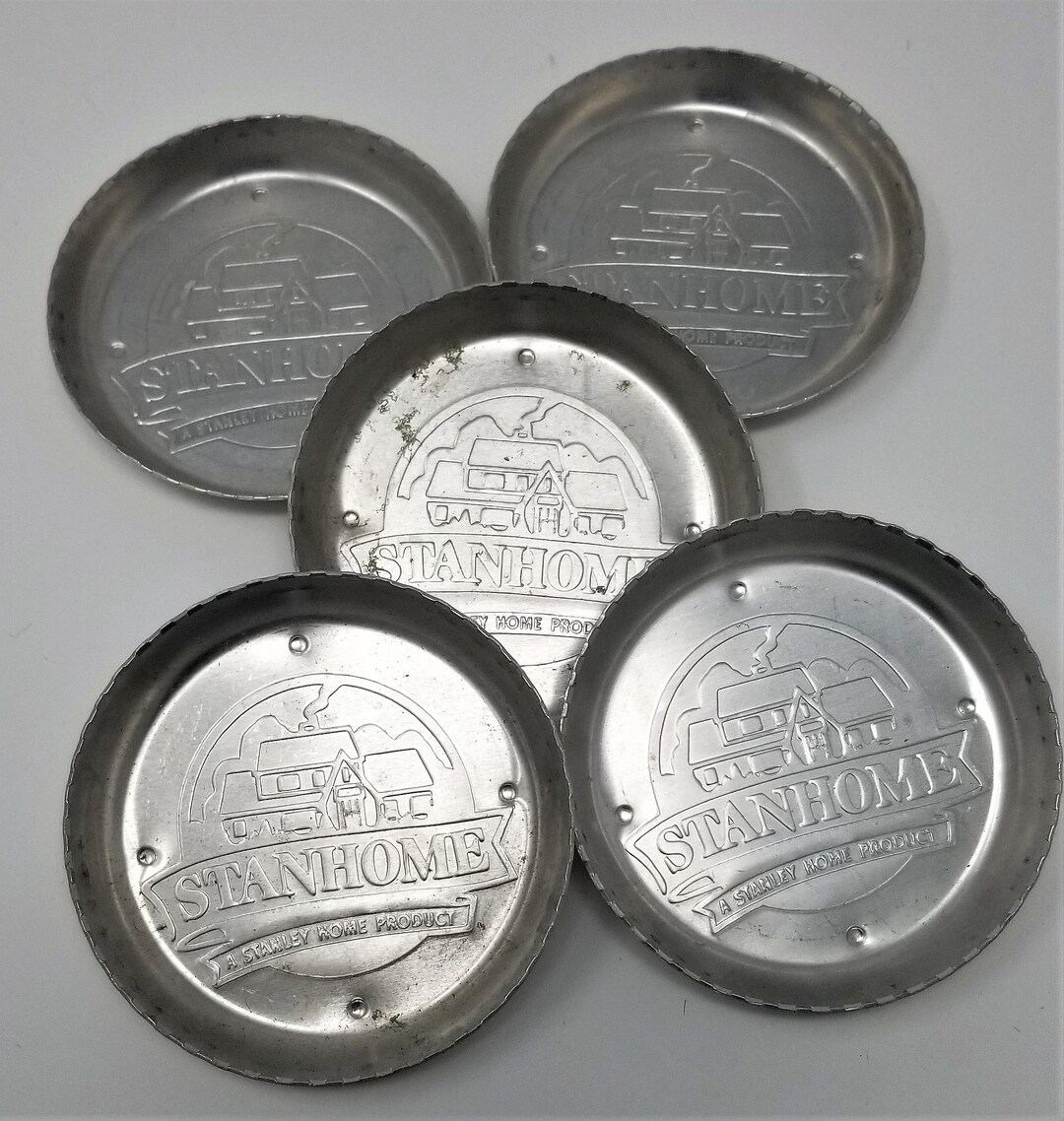 Stanhome Aluminum Coasters 5 Pc Stanley Home Products Advertising - Etsy