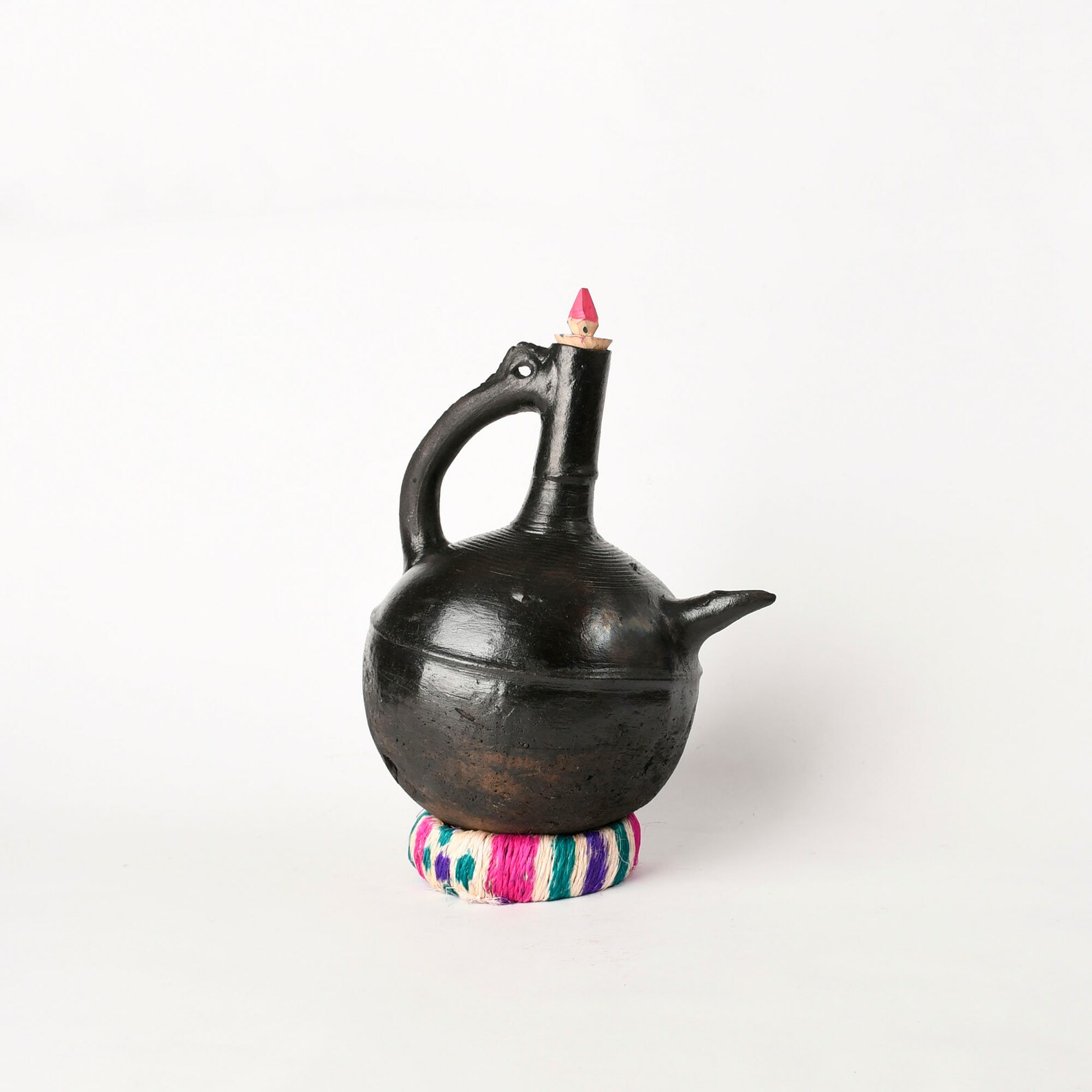 Handmade Ethiopian Coffee Pot With 3 Cups Jebena Traditional Gurage ...