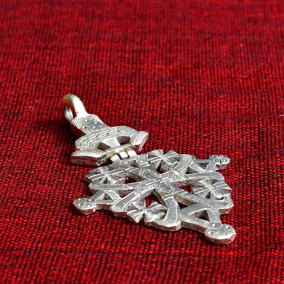 Ethiopian neck cross African tribal orthodox Rasta pe… - Gem