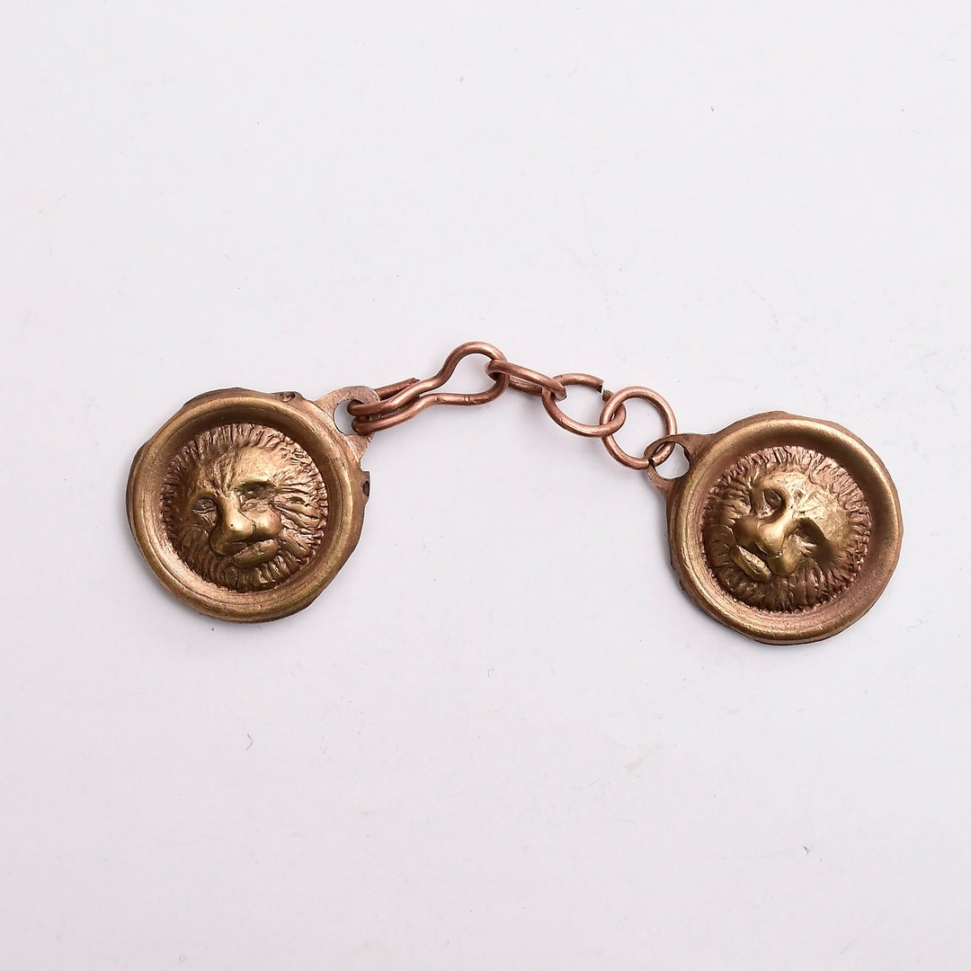 Lion Cloak Clasp, Lion of Judah Haile Selassie Rasta Clothing 34-00 - Etsy