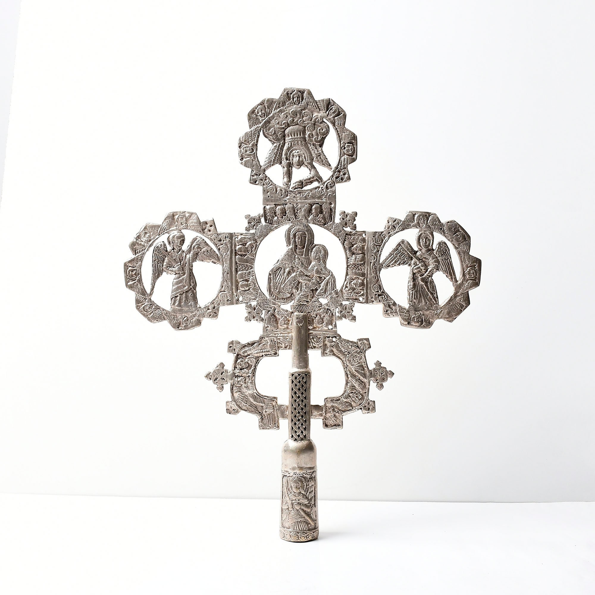 Vintage Ethiopian Processional Cross Coptic Cross Orthodox Church Art ...