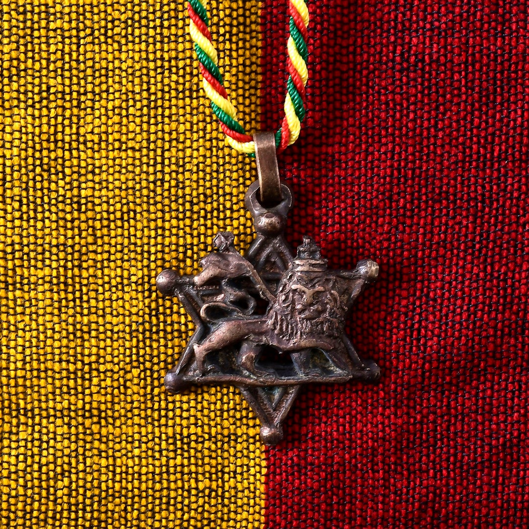 Star of David Cross Lion of Judah Pendent Ethiopian Orthodox Neck Cross ...