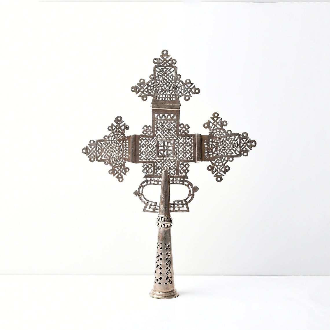 Ethiopian Processional Cross Large 18.5 Orthodox Church - Etsy