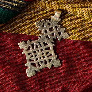 Ethiopian Cross African Coptic Cross African Cross Pendant Necklace ...