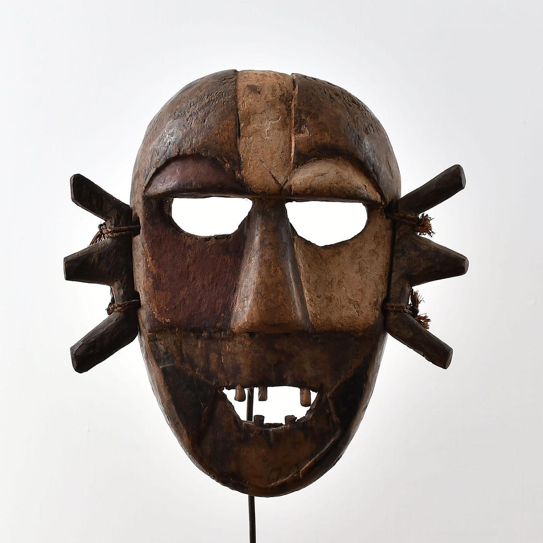 Antique BOA Pongdudu Warrior Mask Congo DRC African Tribal Art M002 - Etsy