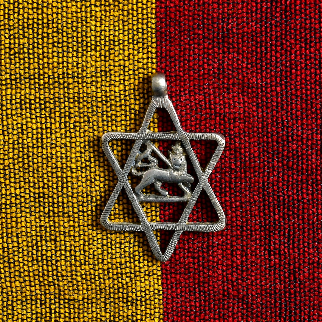 Star of David Neck Cross Lion of Judah Rasta Cross 99z6 - Etsy
