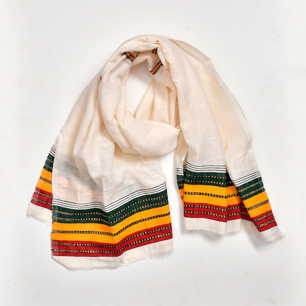 Ethiopian Black Traditional Scarf - Etsy