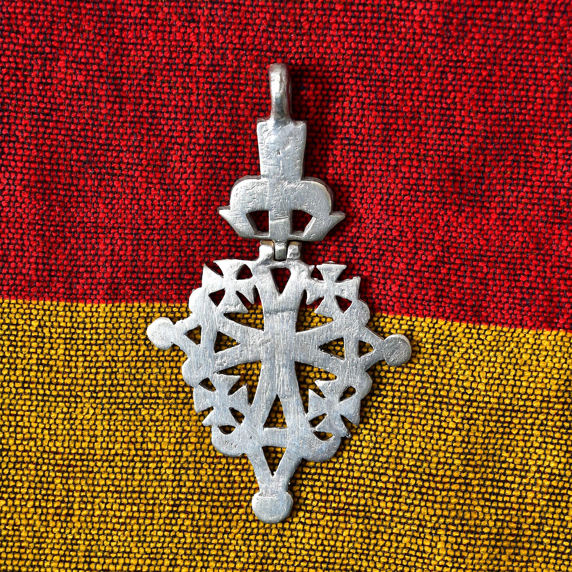 Ethiopian Vintage Coptic Cross Pendent Cross Pendent Orthodox Church ...