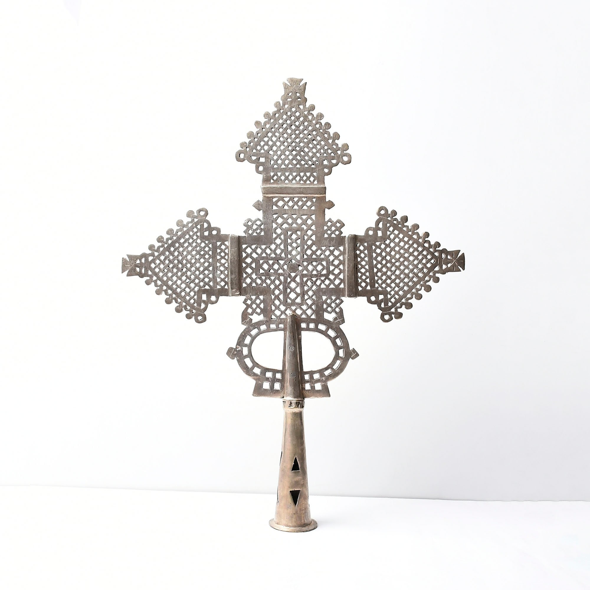Ethiopian Processional Cross Large 21 Orthodox Church Coptic Table ...