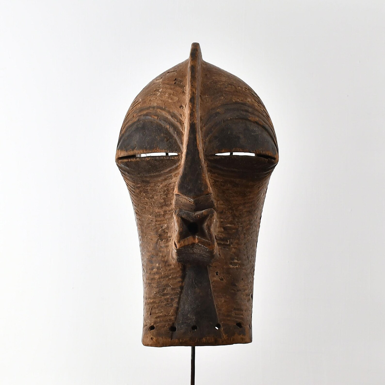 Antique Wooden Mask, SONGYE Tribe Bird African Mask Ethnic Primitive ...