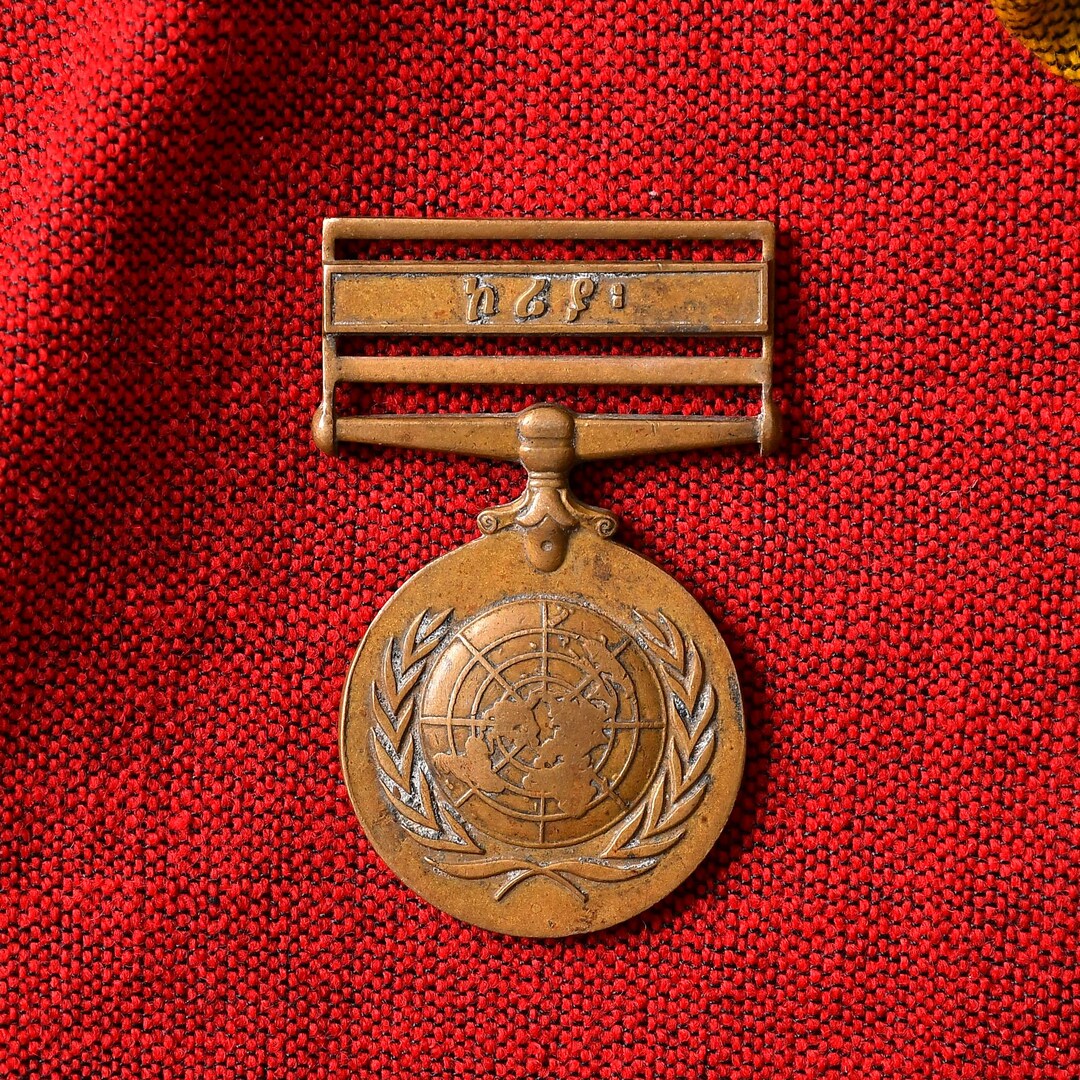 Haile Selassie Medal Korea War Medal Ethiopian United Nation Ras Teferi ...