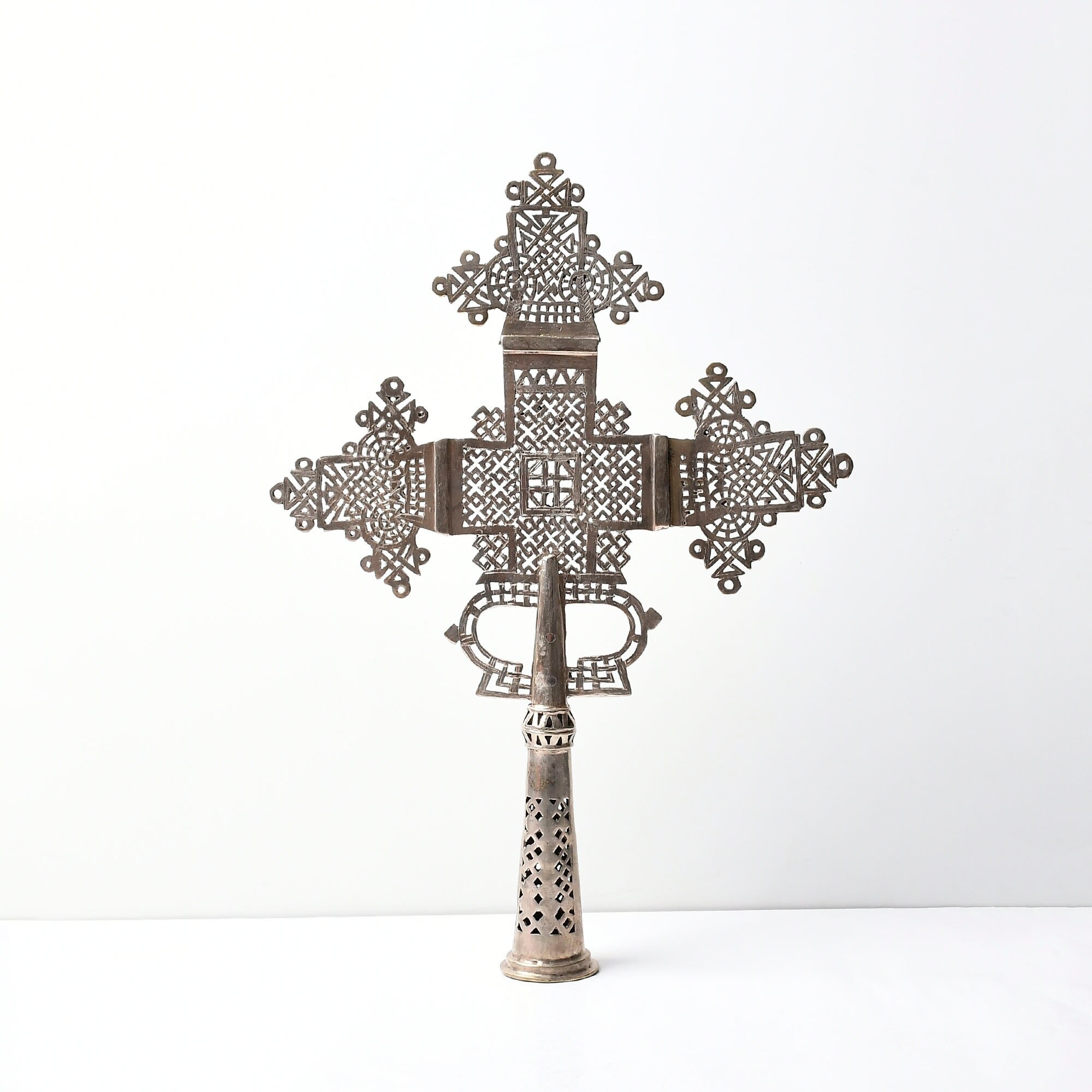 Ethiopian Processional Cross Large 18.5 Orthodox Church - Etsy