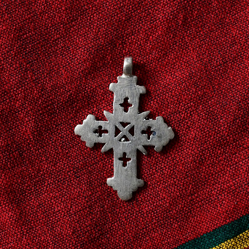 Ethiopian Cross African Tribal Cross Orthodox Pendant Necklace 41.1 - Etsy