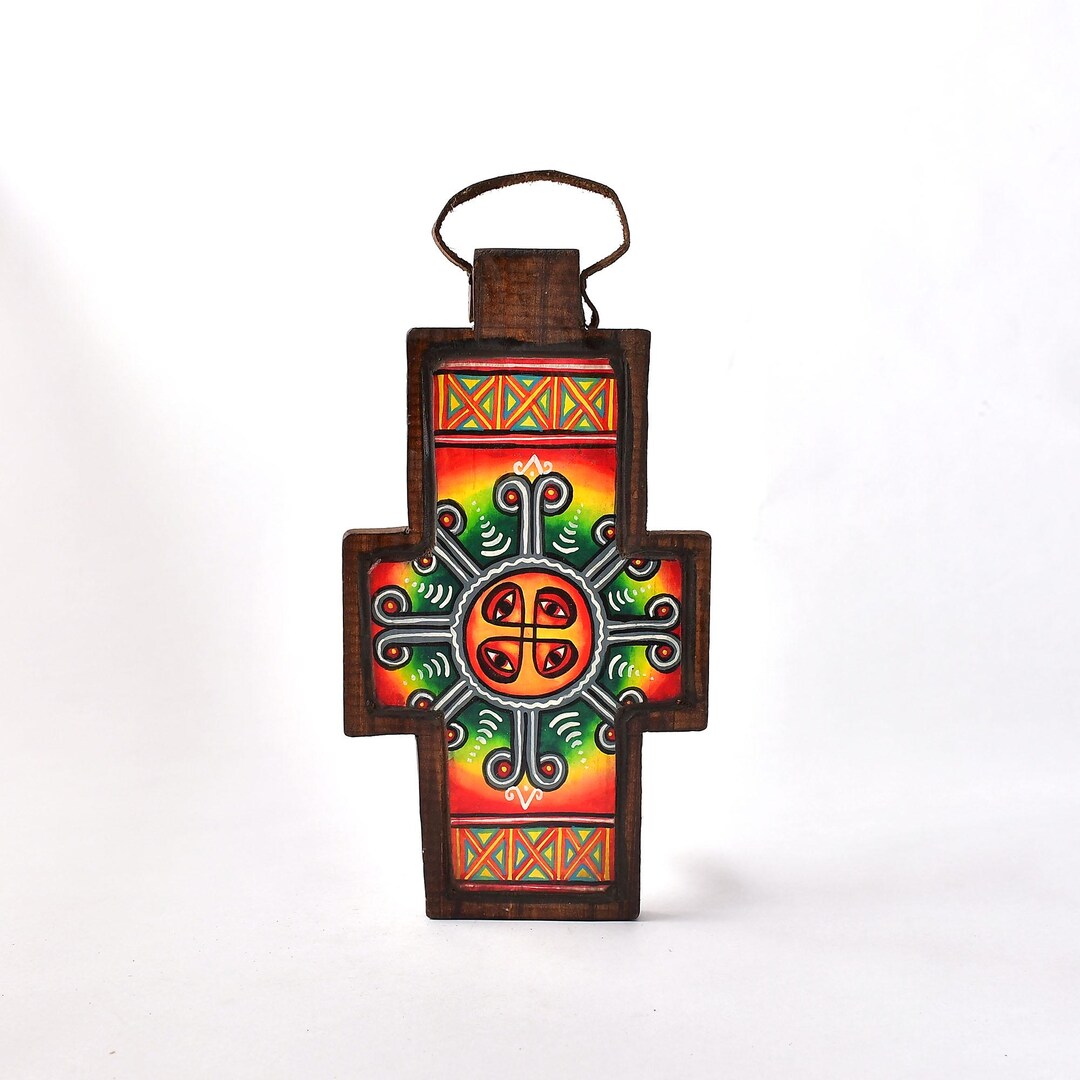 Ethiopian Icon Wooden Coptic Religious Gift Christian Home Decor Wall ...