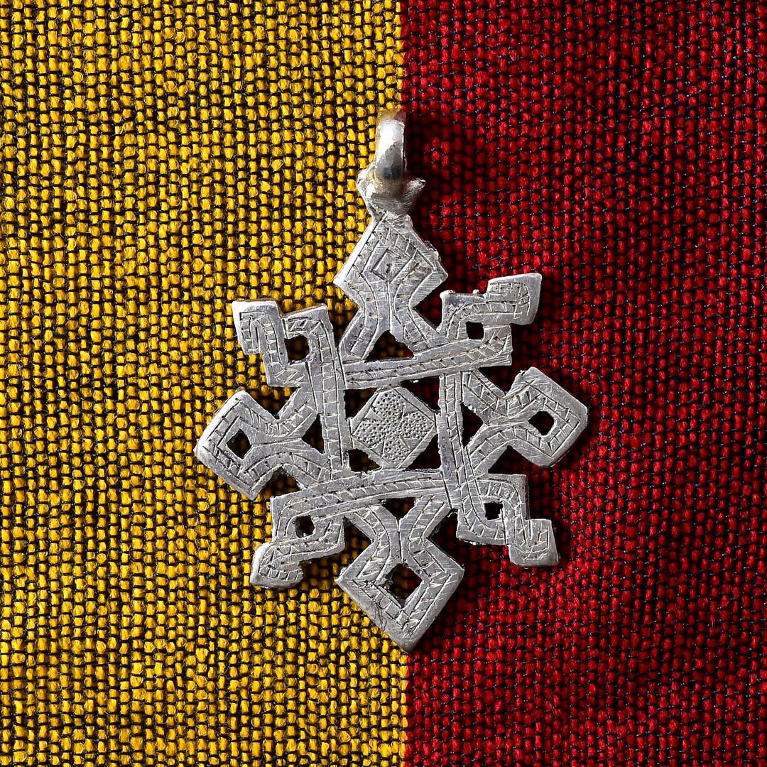 Ethiopian Coptic Cross, Orthodox Brass Cross 99J - Etsy