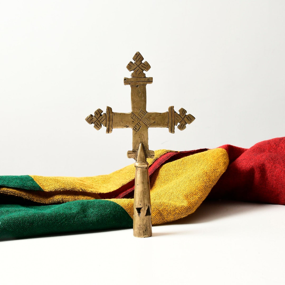 Ethiopian Table Cross Orthodox Church Mini Altar Cross Coptic Table ...