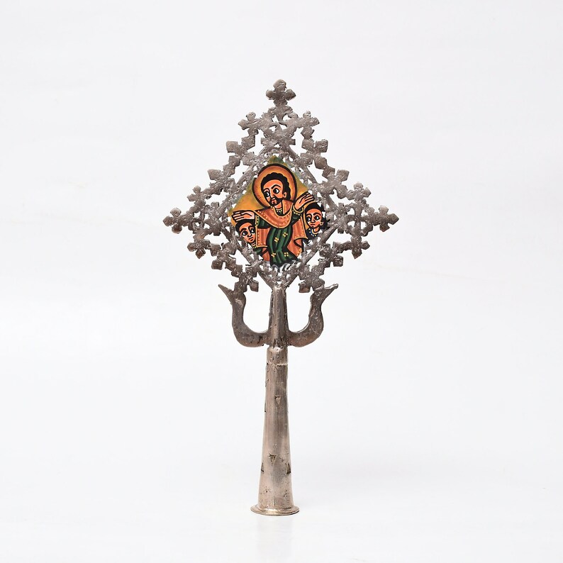 Ethiopian Processional Cross Orthodox Church Altar Cross Icon Cross ...
