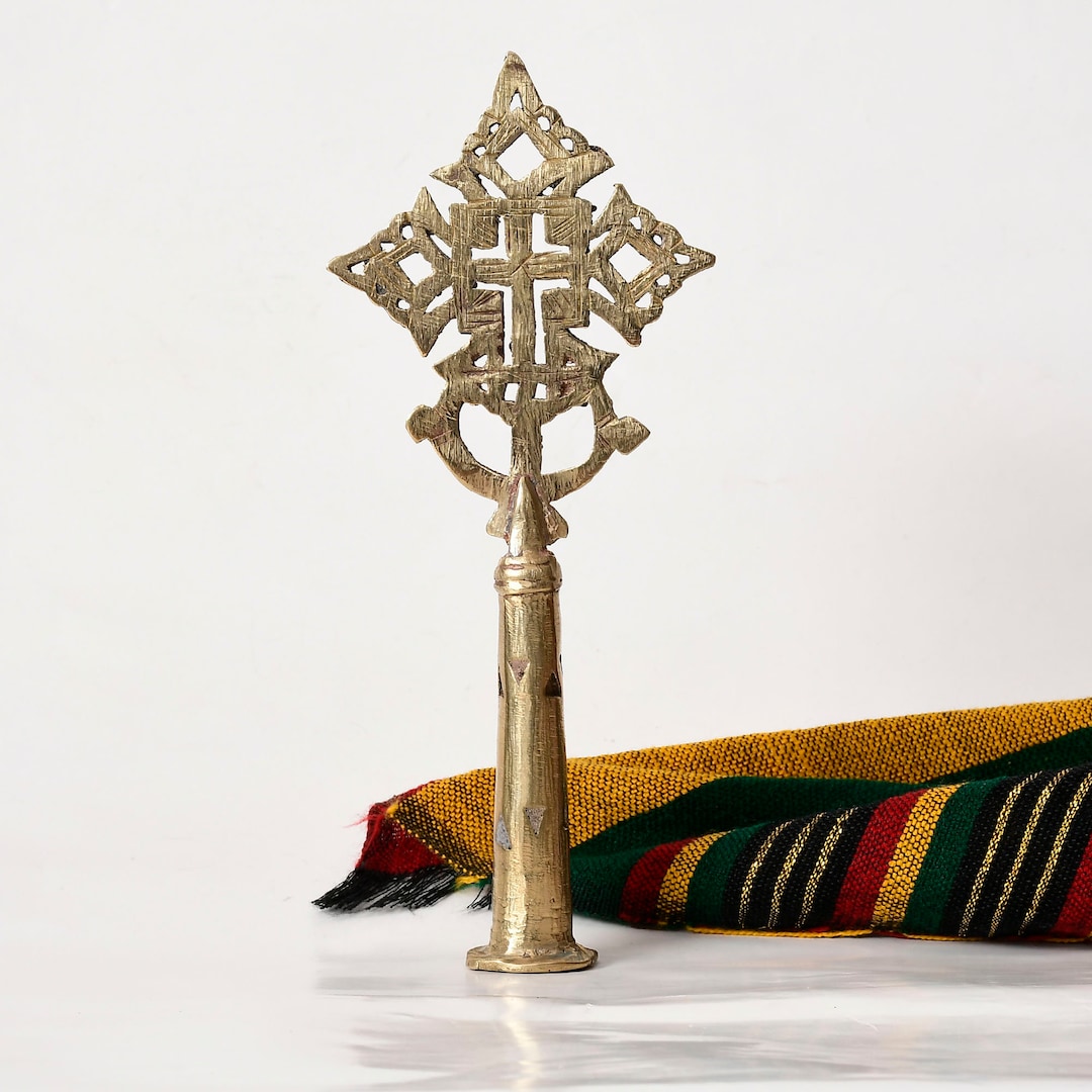 Ethiopian Orthodox Processional Cross Orthodox Church Altar Cross ...
