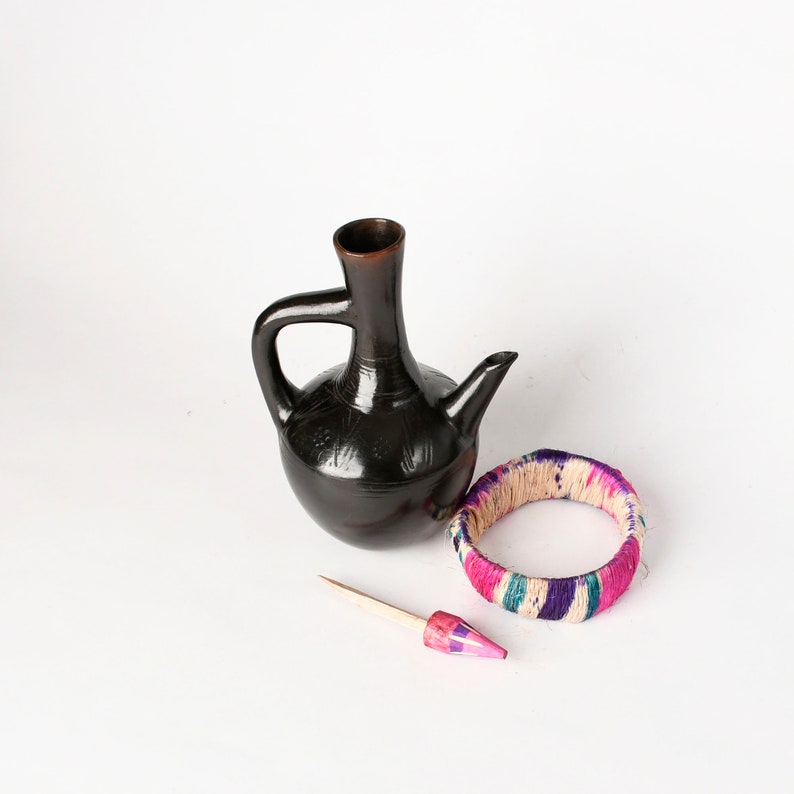 Traditional Ethiopian Coffee Pot Jebena With Cushion ጀበና Tribal Ethnic ...