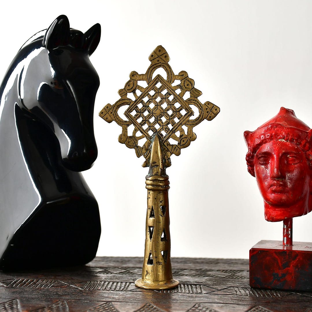 Ethiopian Orthodox Church Mini Altar Cross Coptic Altar Cross African ...