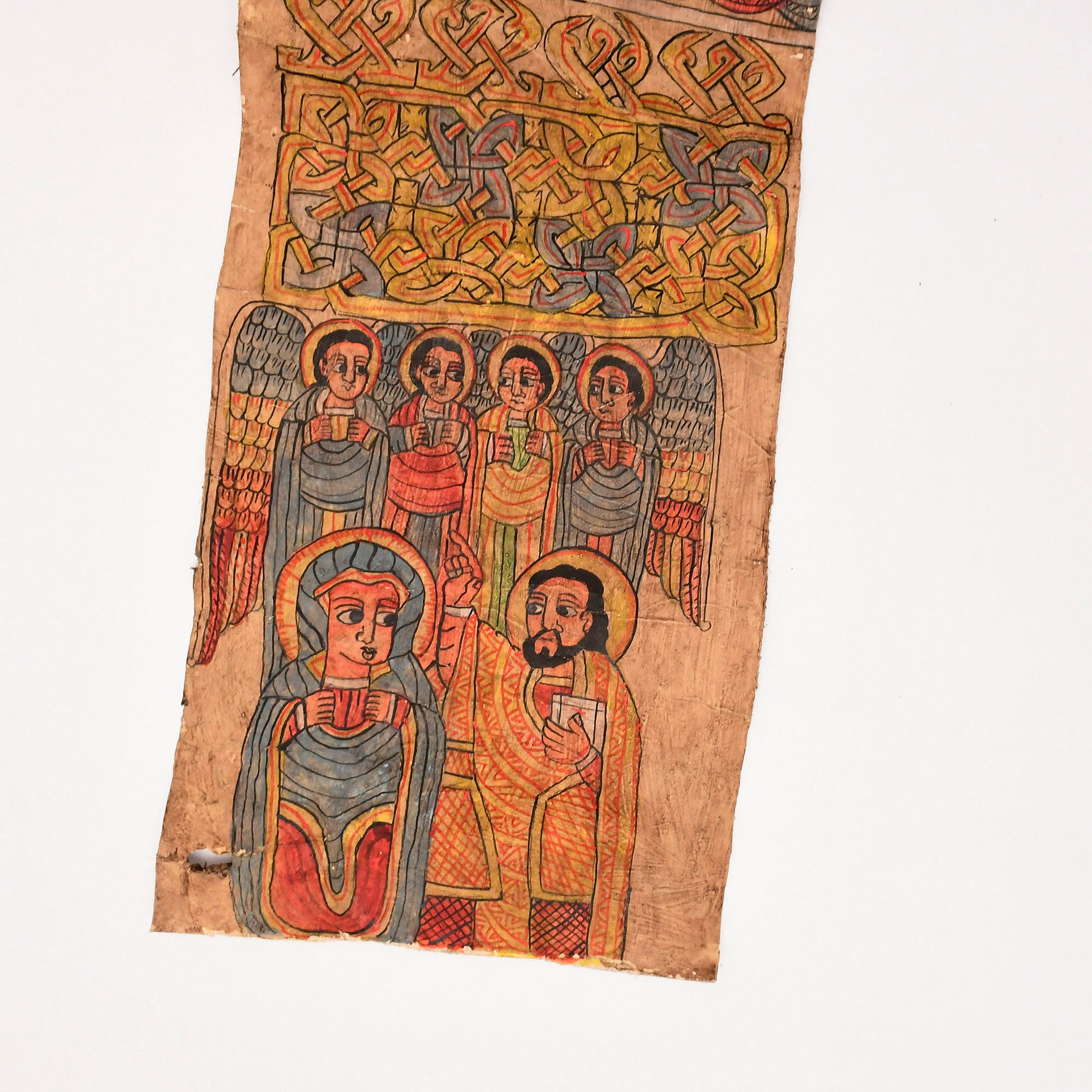 Antique Ethiopian Orthodox Church Manuscript, the Judgement of King ...