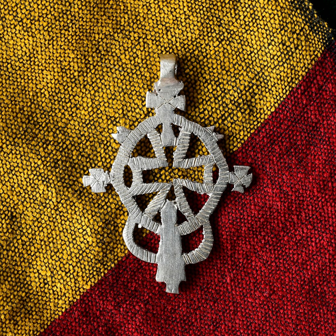 Ethiopian Cross - Orthodox Church Cross - Ethnic Pendant - Coptic Cross ...