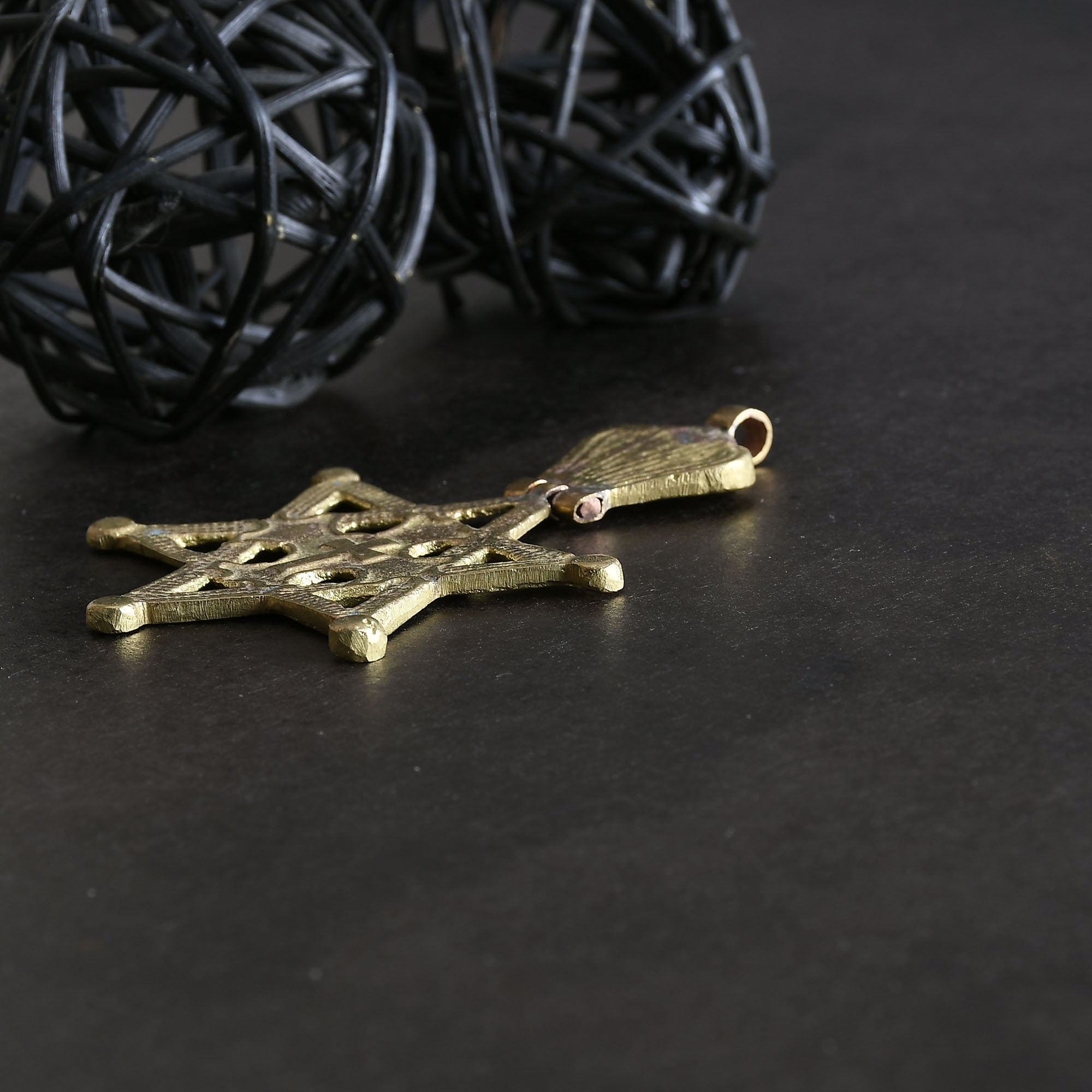 Ethiopian Star of David Neck Cross Pendant Rasta Cross - Etsy