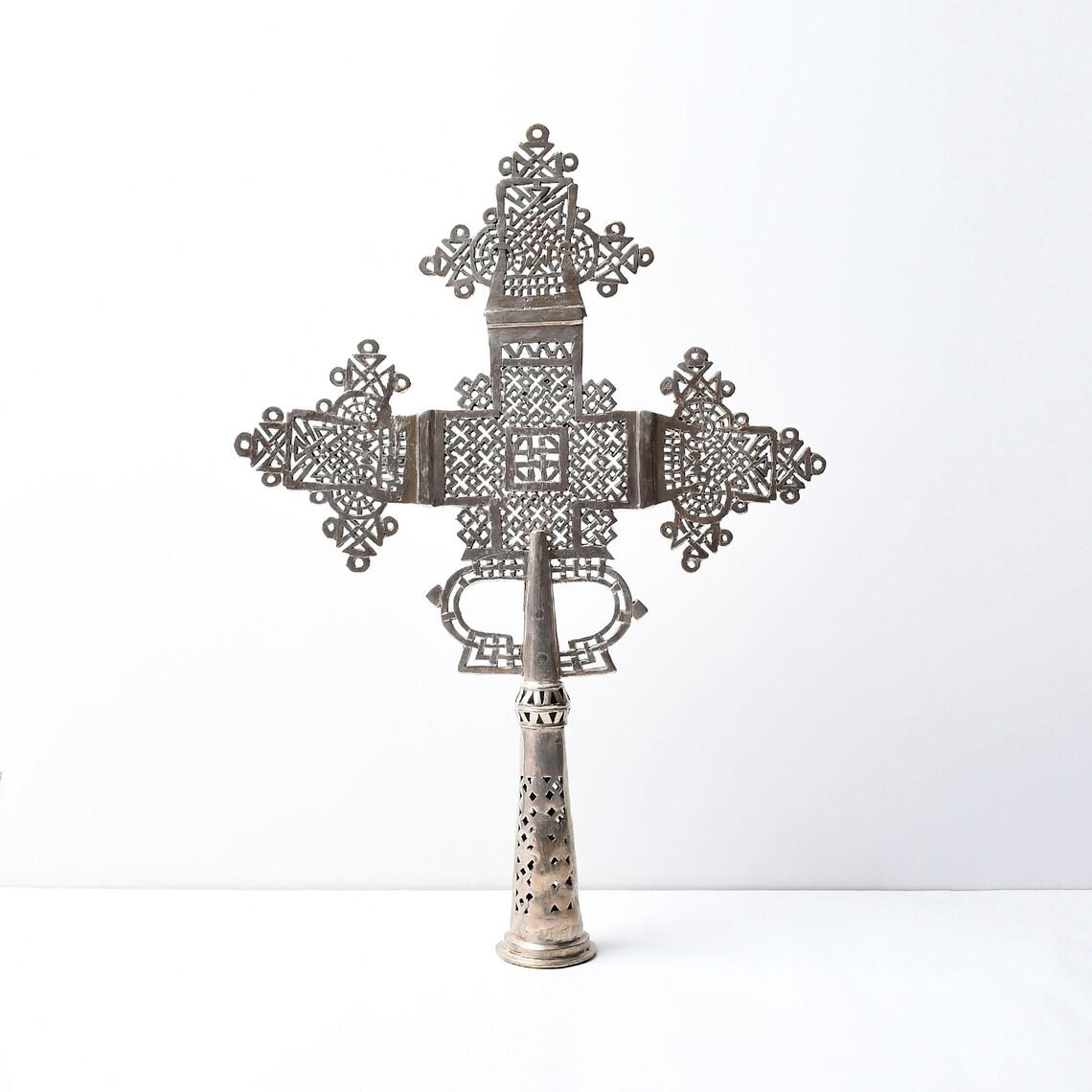 Ethiopian Processional Cross Large 18.5 Orthodox Church - Etsy