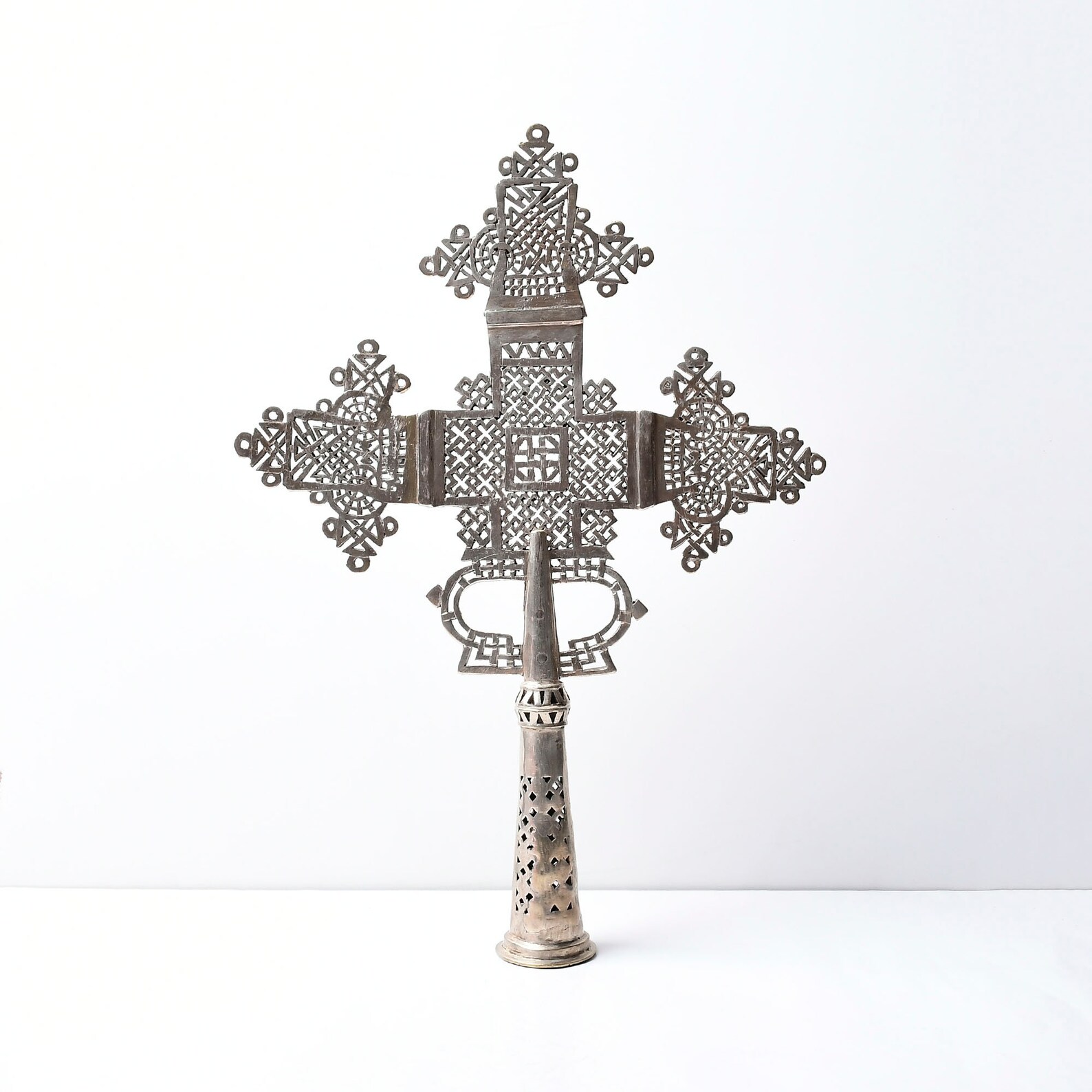 Ethiopian Processional Cross Large 18.5 Orthodox Church - Etsy