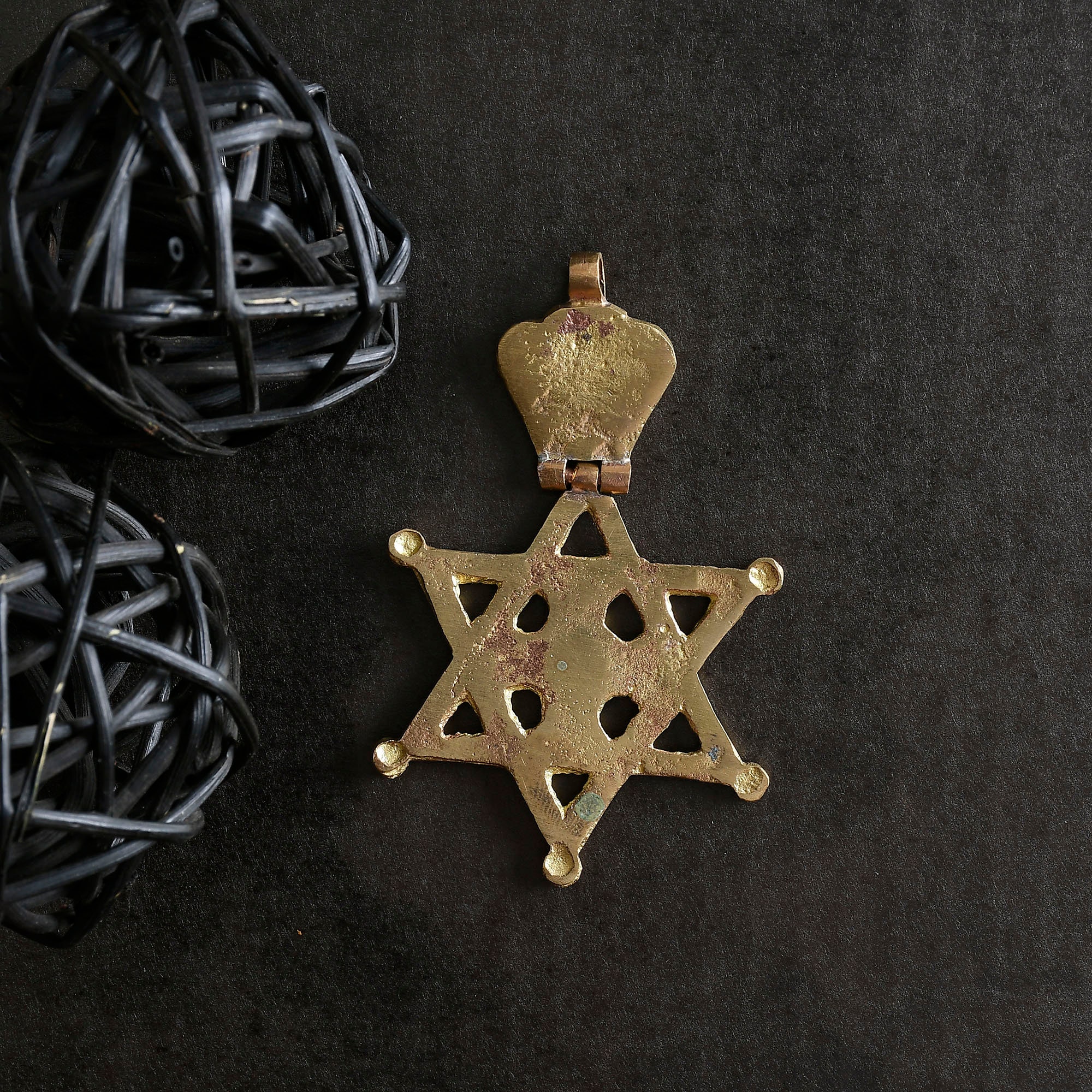 Ethiopian Star of David Neck Cross Pendant Rasta Cross - Etsy