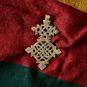 Ethiopian Cross African Coptic Cross African Cross Pendant Necklace ...