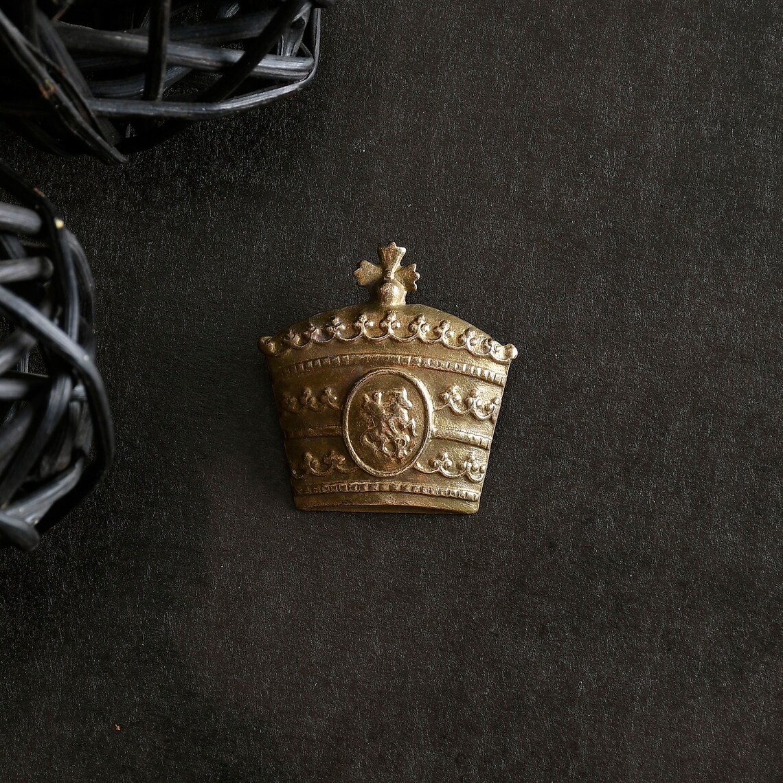 Haile Selassie Imperial Crown Lion of Judah Ethiopian Crown Military ...