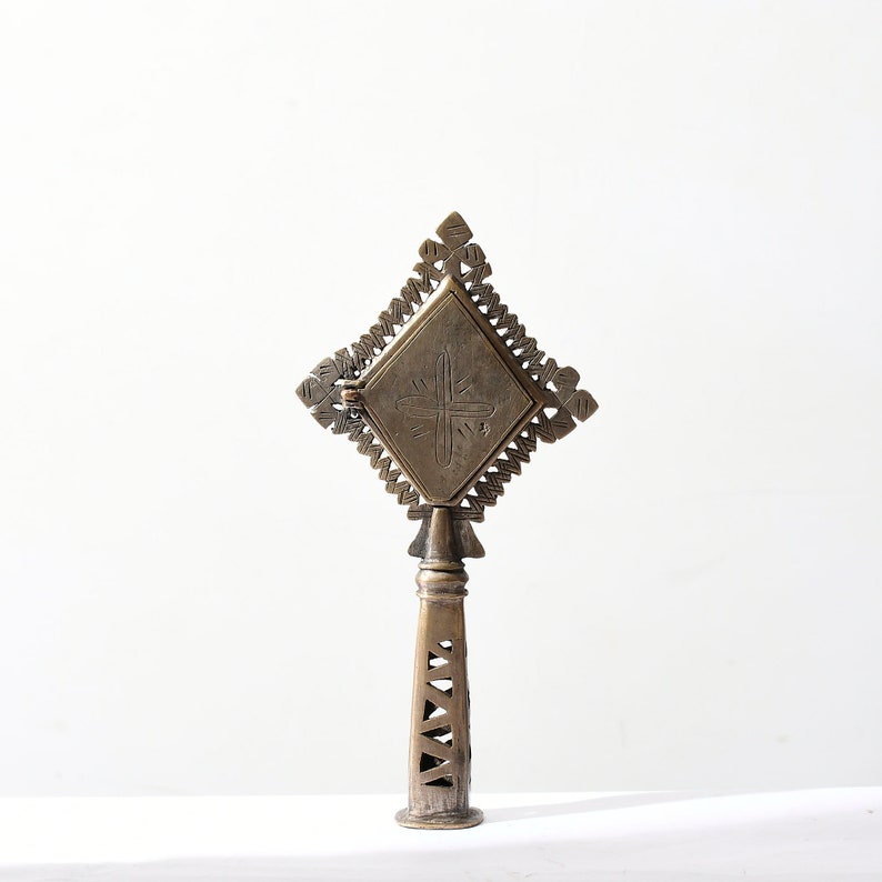Antique Ethiopian Orthodox Church Cross Icon Religious Home Decor ...