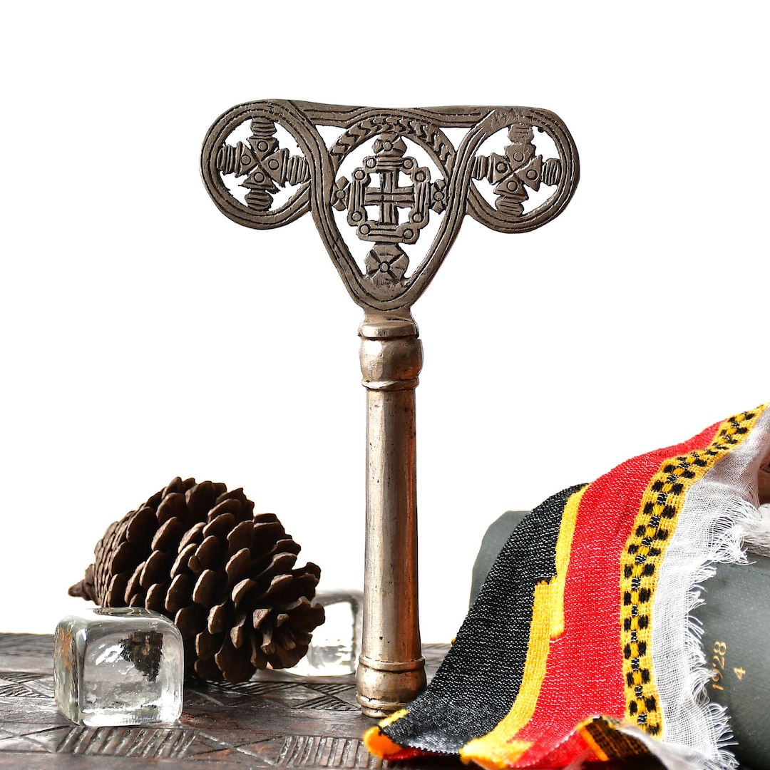 Ethiopian Cross Priest Prayers Stick Top Final Orthodox Church ...