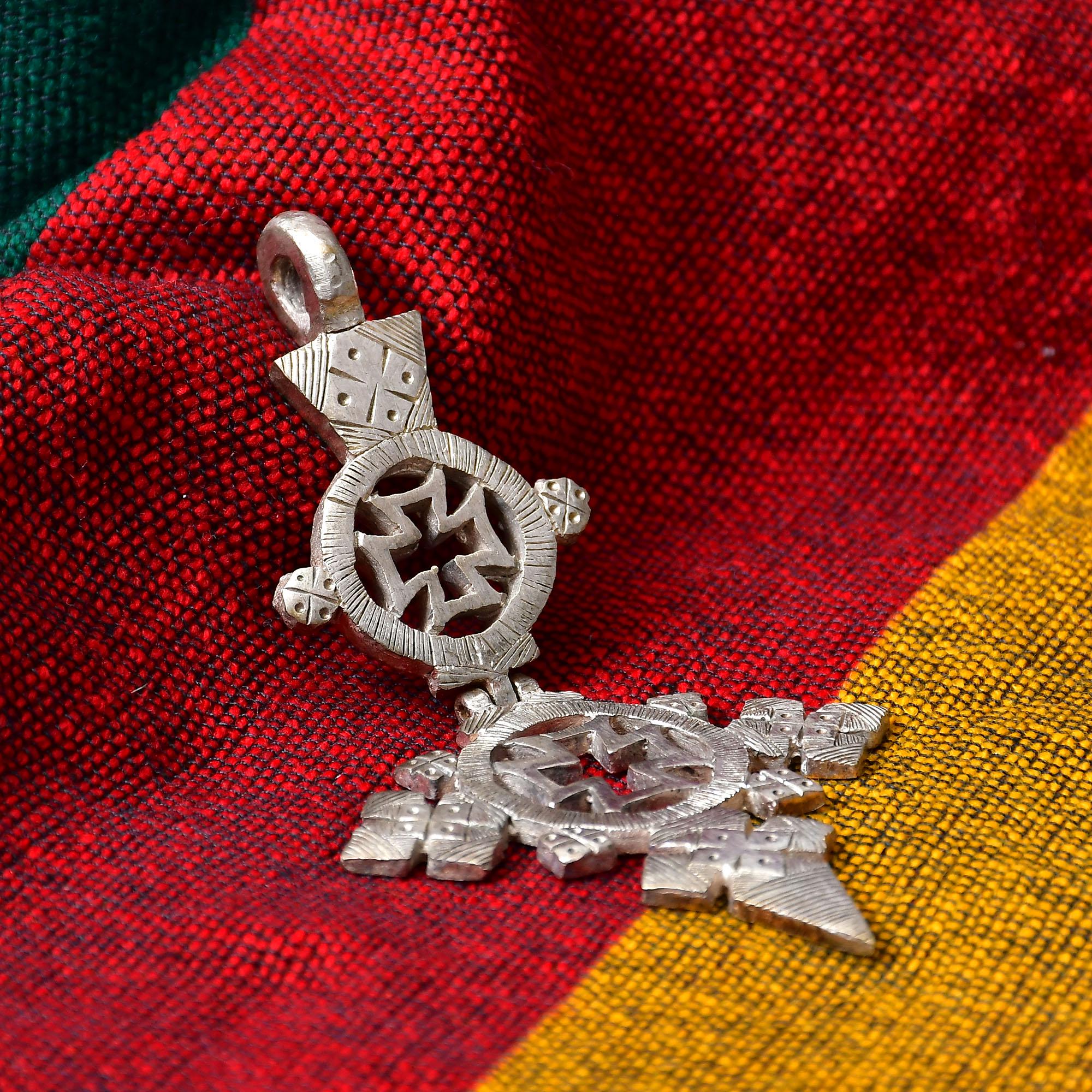 Ethiopian Coptic Neck Cross Pendent Orthodox Church Rasta Religious ...