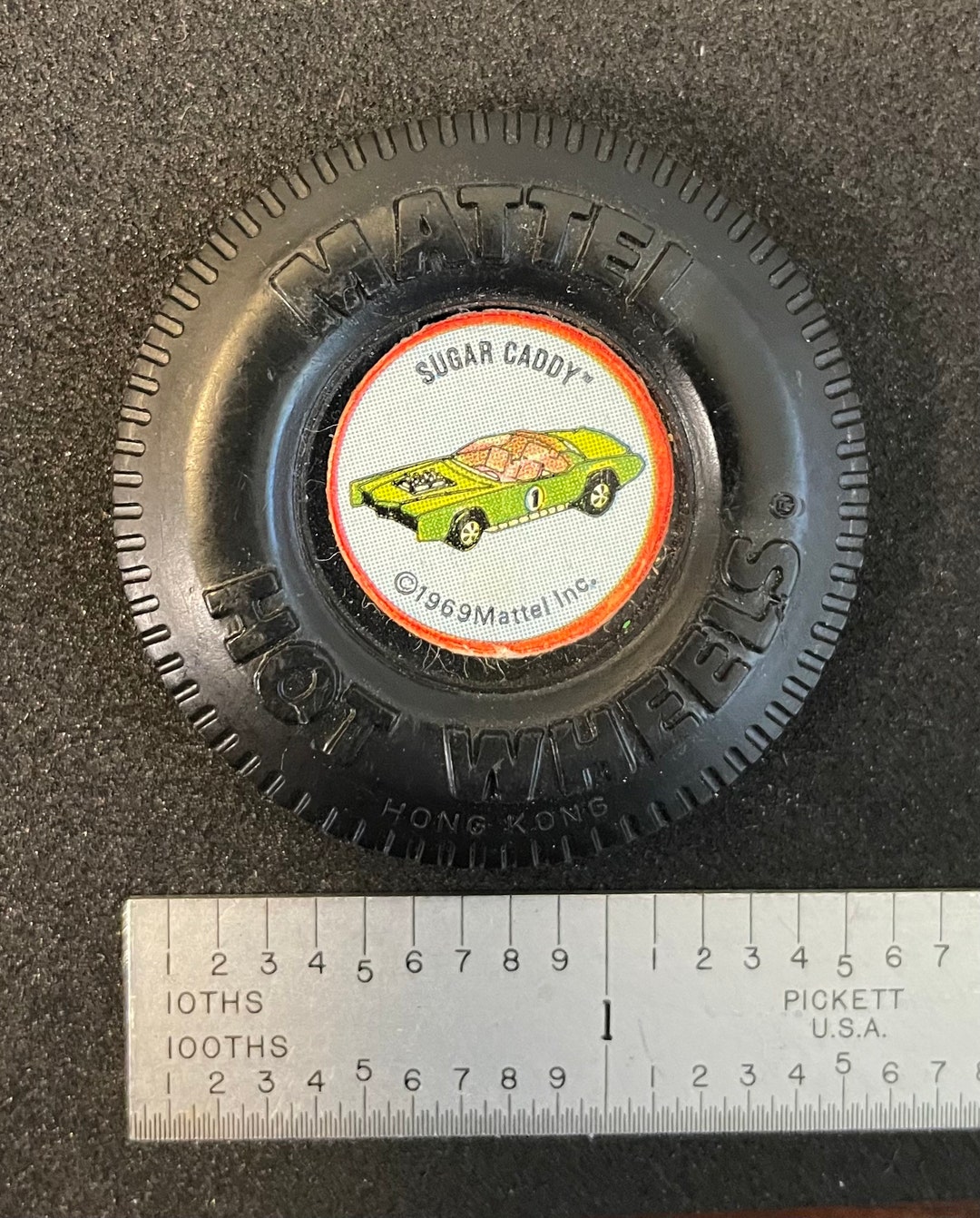 Very Rare, Vintage, 1969 Mattel Hot Wheels Sugar Caddy Plastic Badge ...