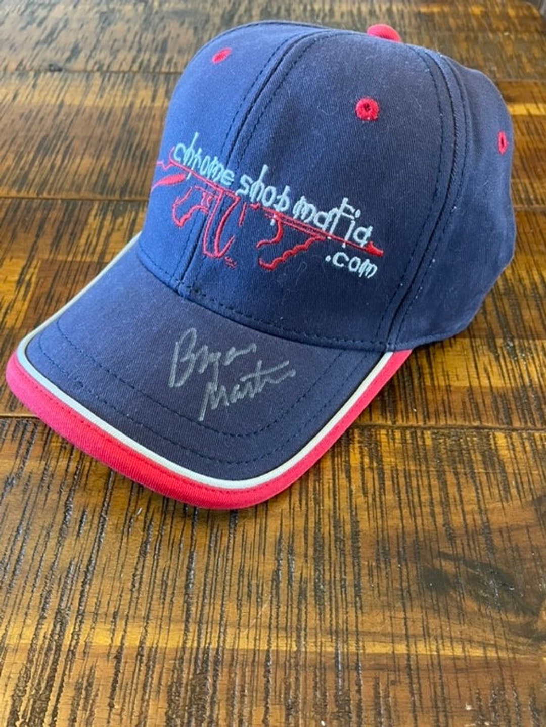 Autographed Bryan "the Bossman" Martin, Chrome Shop Mafia Hat, Soft ...
