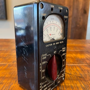 Beautiful 1960’s Triplett 666R Multimeter in Original Box, Has AGH ...